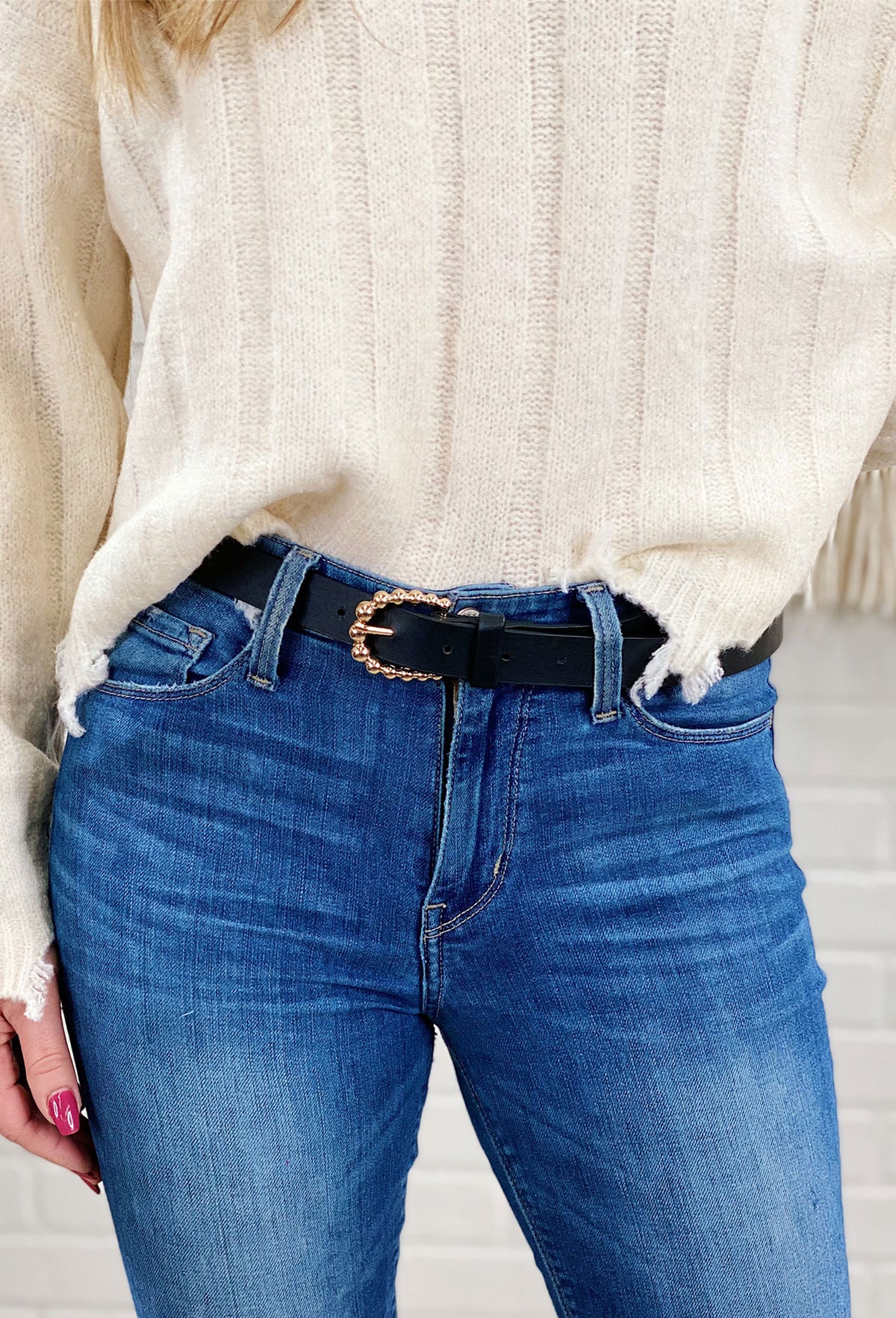 Beaded Buckle Belt | Groovy's