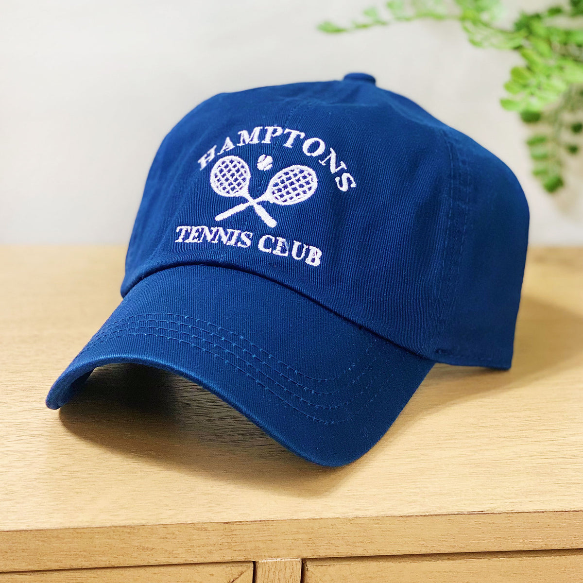 Hamptons Tennis Club Baseball Cap in Navy | Groovy's